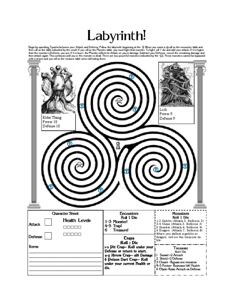 Labyrinth | PDF | Gaming | Role Playing Games