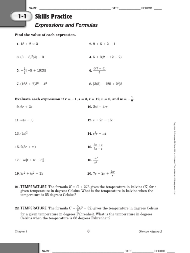 Algebra 2 Practice | PDF | Inequality (Mathematics) | Equations