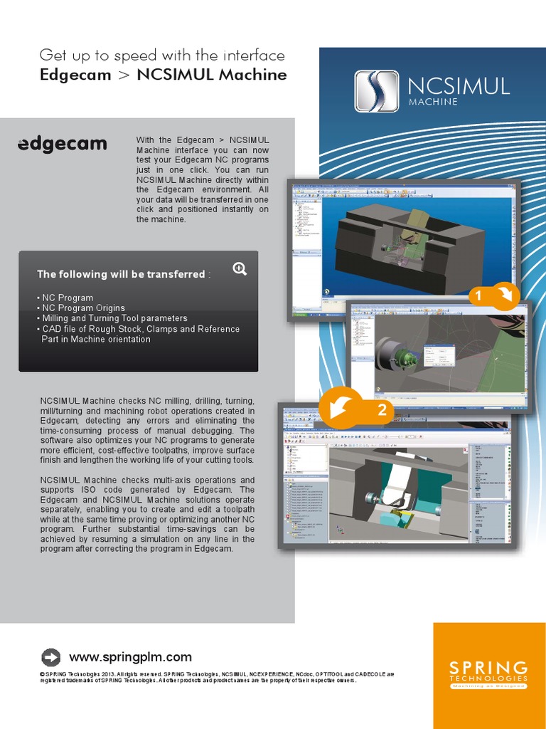 Edgecam NCSIMUL Interface en | PDF | Machining | Software Engineering