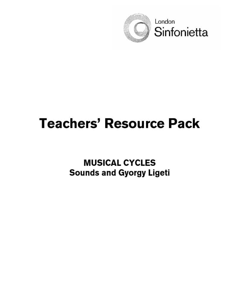 MUSICAL CYCLES - Sounds and Gyorgy Ligeti FINAL PDF | PDF | Music ...