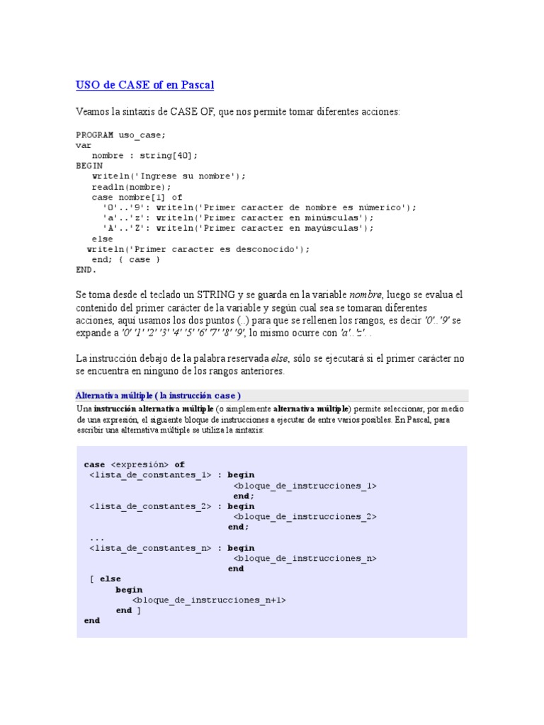 USO de CASE of en Pascal | Zodíaco | Signo astrológico