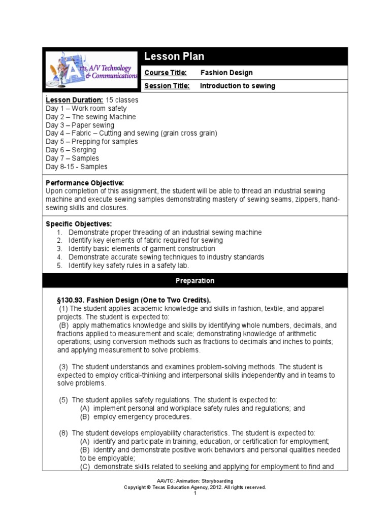 Introduction to Sewing | Sewing | Clothing