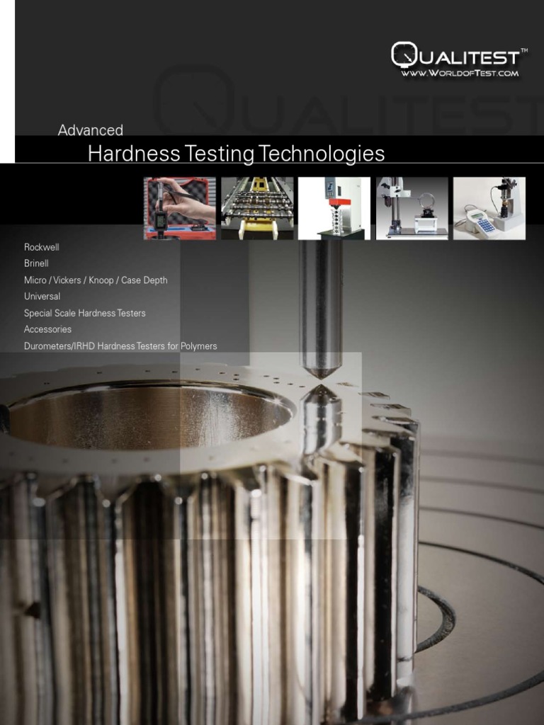 Hardness Testers - Qualitest | PDF | Hardness | Software Testing