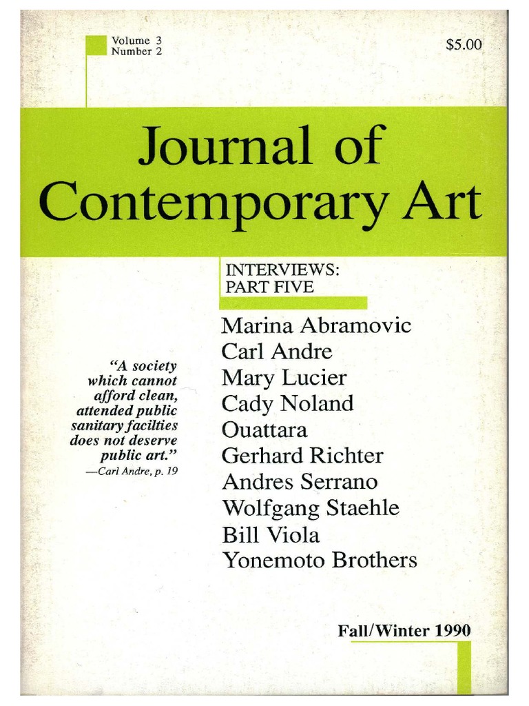 Gerhard Richter Journal Contemporary Art V3.2 1990 Philip Pocock | PDF