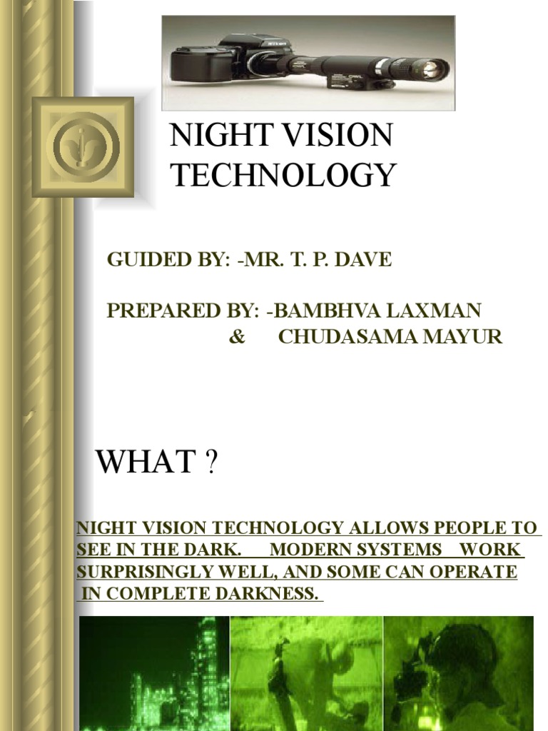 Night Vision Technology Overview | PDF