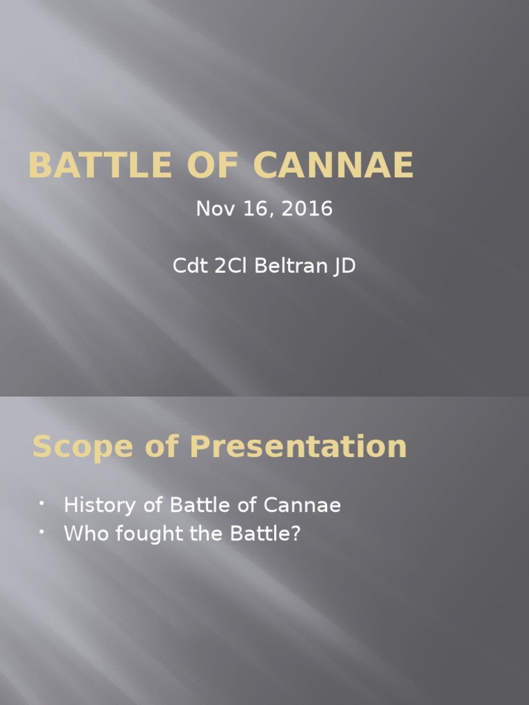 Battle of Cannae | PDF | Second Punic War | Hannibal