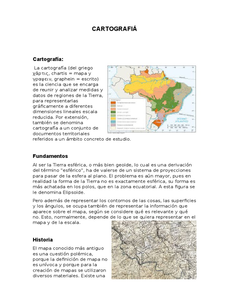 Elementos Cartográficos | PDF