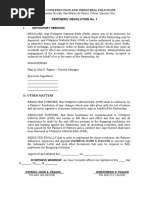 Certificate of Partnership Resolution-Sample | PDF | Legal Documents ...