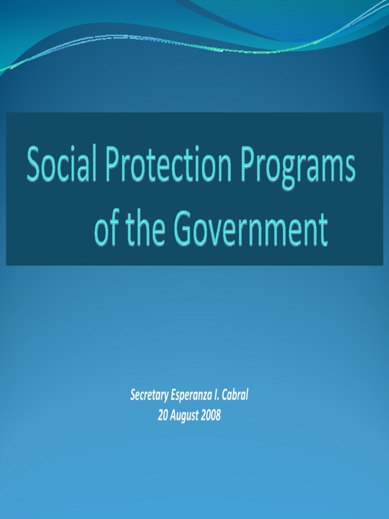 Social Protection Programs Philippines | PDF | Social Protection | Poverty