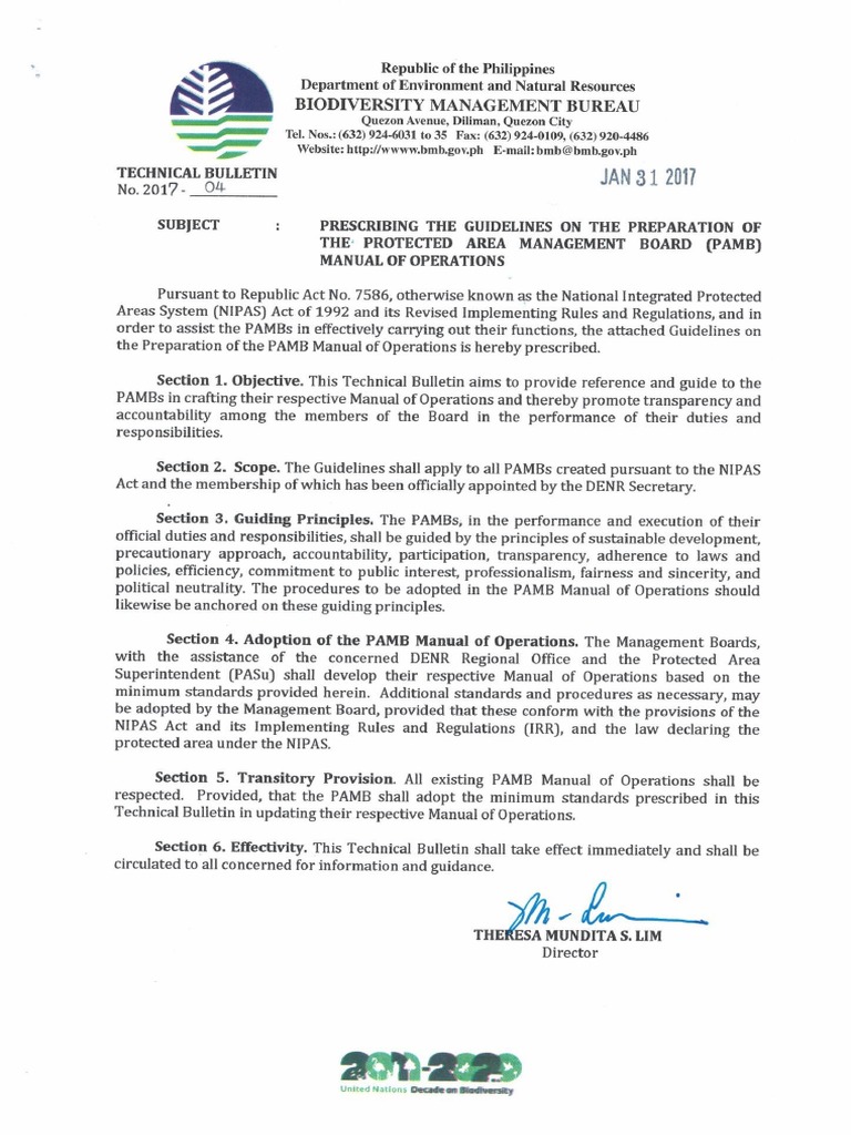 TB 2017-04 - Manual of Operations Prescribing Guidelines On The ...