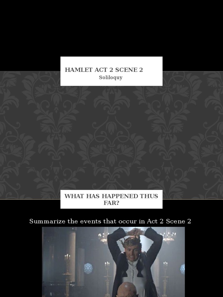 Hamlet Act 2 Scene 2 Analysis | PDF