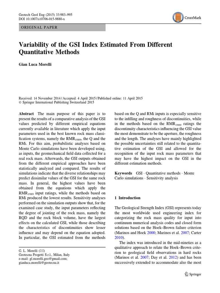 GSI From Different Methods | PDF | Sensitivity Analysis | Monte Carlo ...
