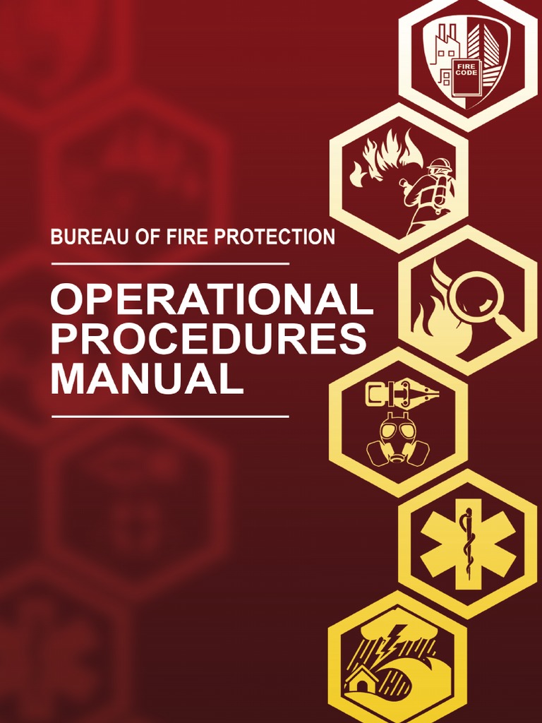 Operational Procedures Manual Bureau of Fire | PDF | Fire Safety | Cbrn ...