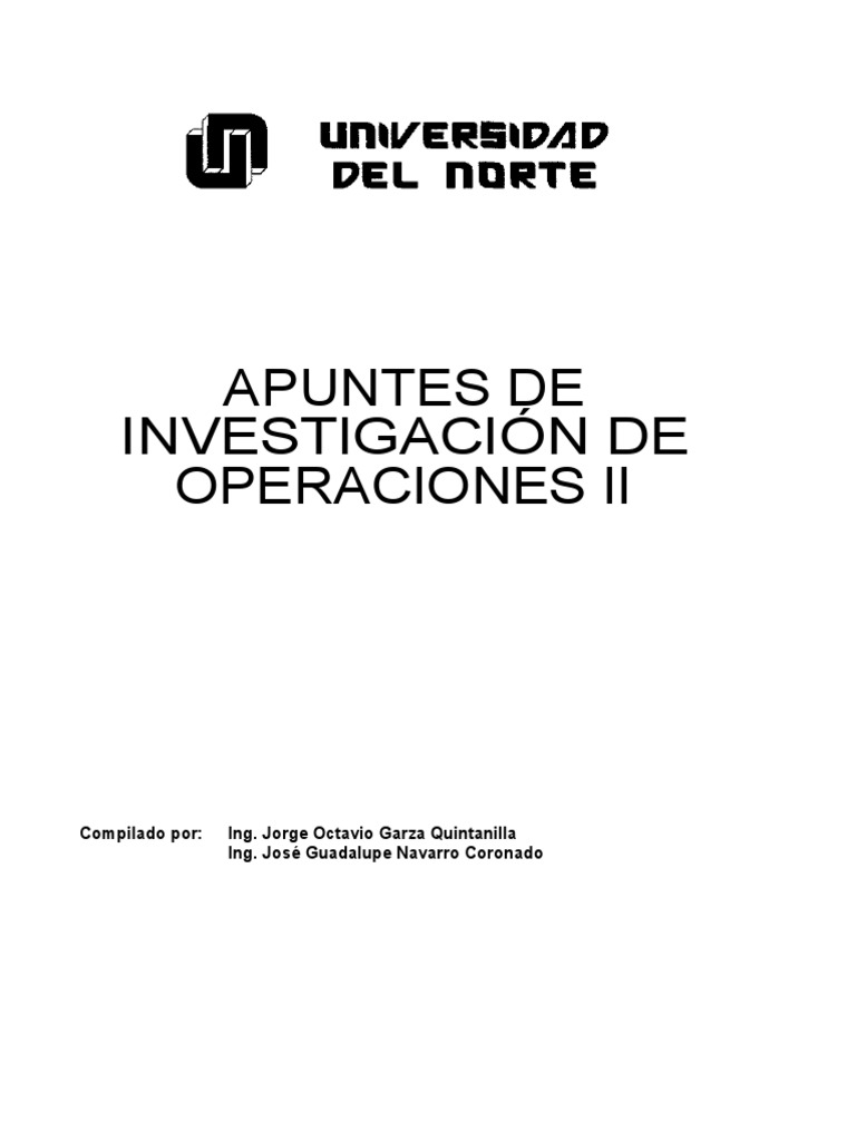 Libro Io2f | PDF | La investigación de operaciones | Algoritmos