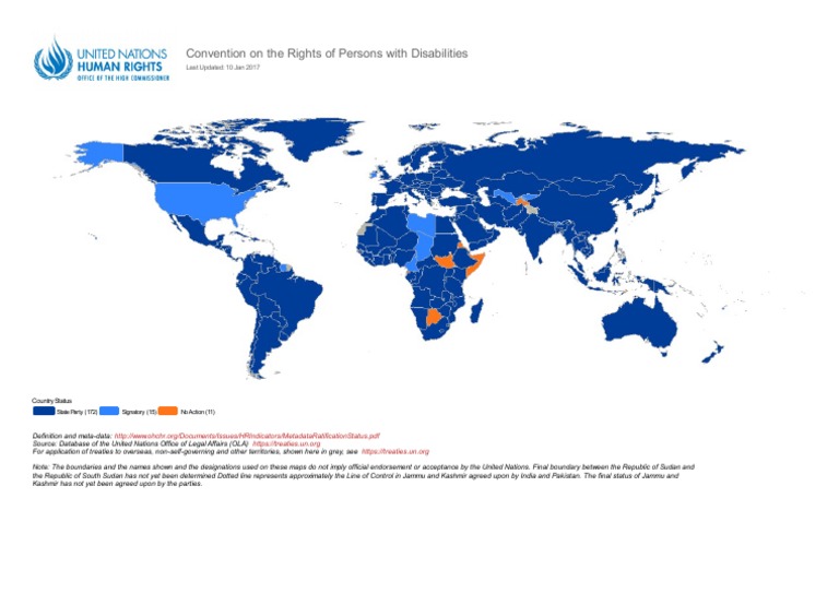 Ohchr Map CRPD | PDF