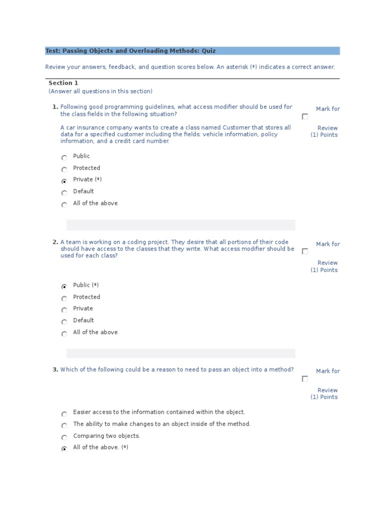 Passing Objects And Overloading Methods Pdf Method Computer Programming Parameter 1263