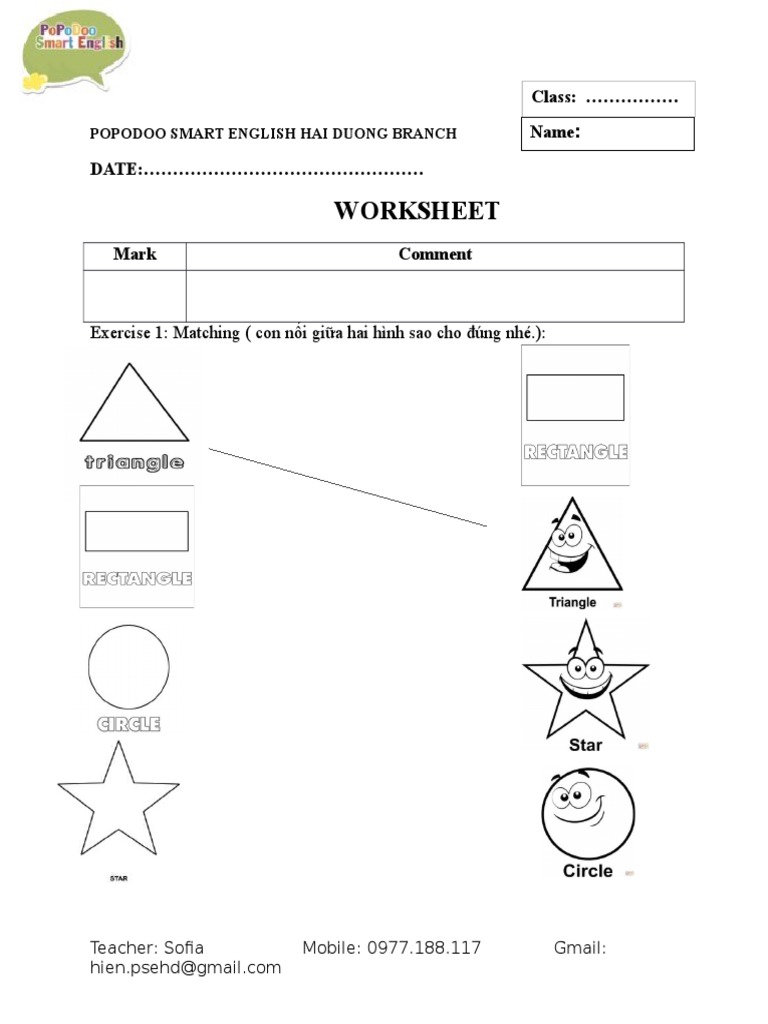 d2 m4 Worksheet Shapes | PDF