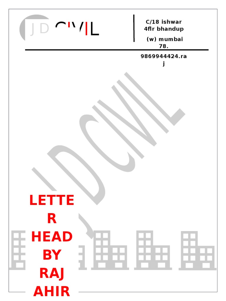 Letter Head Formate | PDF