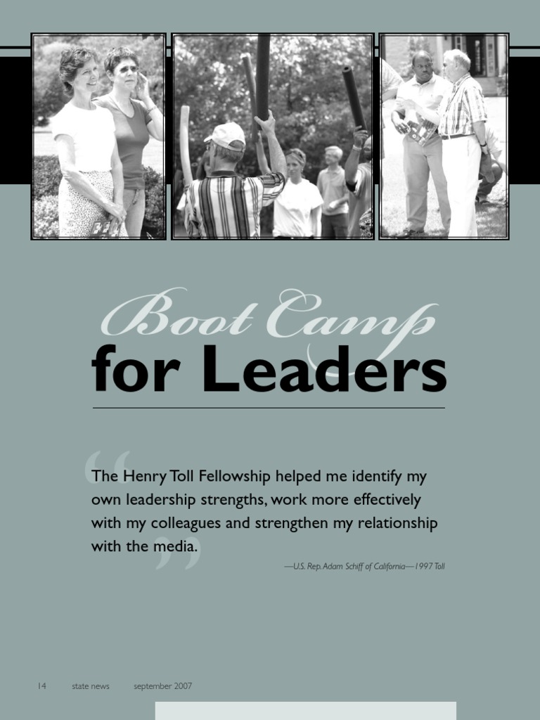 Boot Camp: For Leaders | PDF | United States House Of Representatives ...