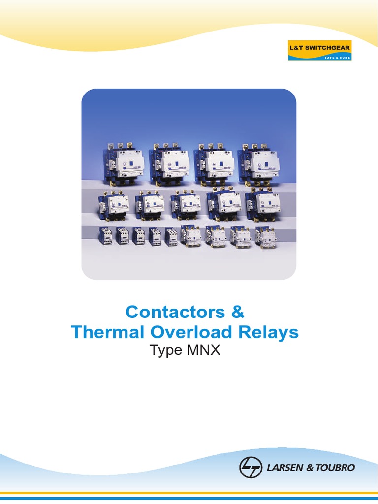 Three Pole Contactors MNX PDF | PDF | Relay | Series And Parallel Circuits