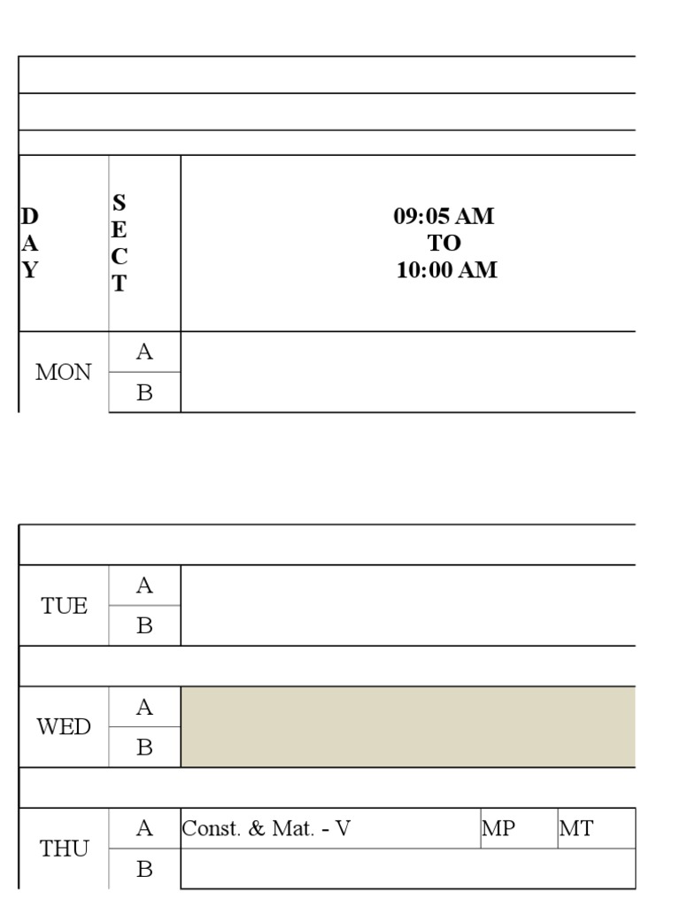 FINAL Timetable | PDF