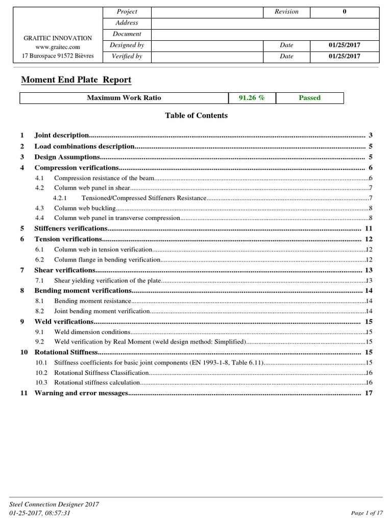 Joint Report | Download Free PDF | Bending | Beam (Structure)