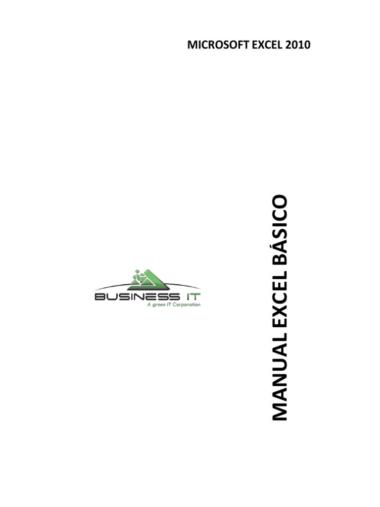 Material de Apoyo Microsoft Excel 2010 Basico BIT | PDF | Hoja de cálculo | Point and Click