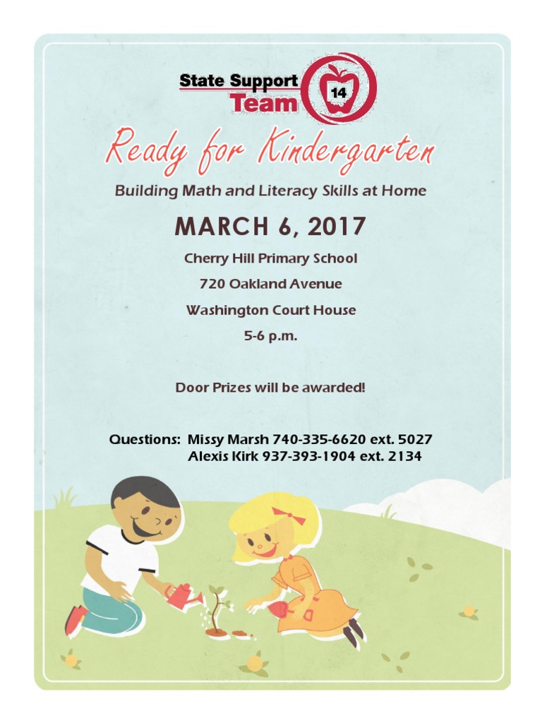 Ready For Kindergarten Parent Flyer1 | PDF