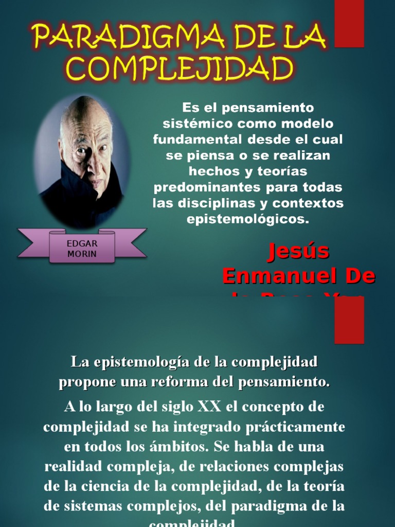 Paradigma de La Complejidad | PDF