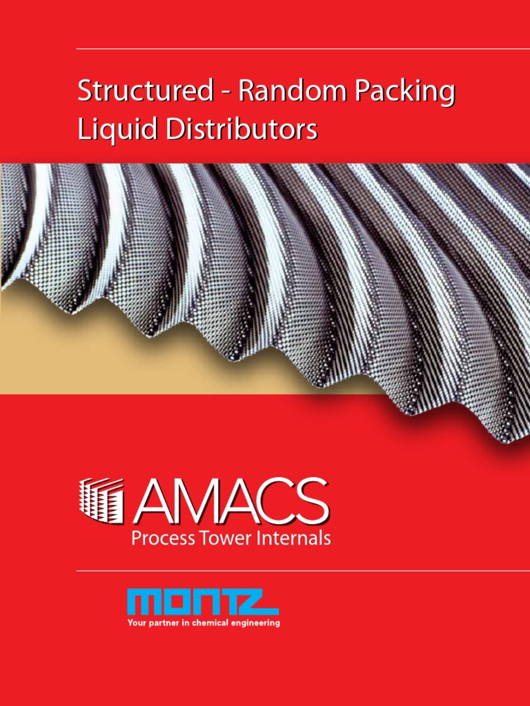 Structured Packing Manual PDF | PDF | Distillation | Vacuum