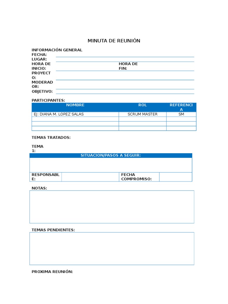 Formato Minuta de Reunion (Mmddaa)