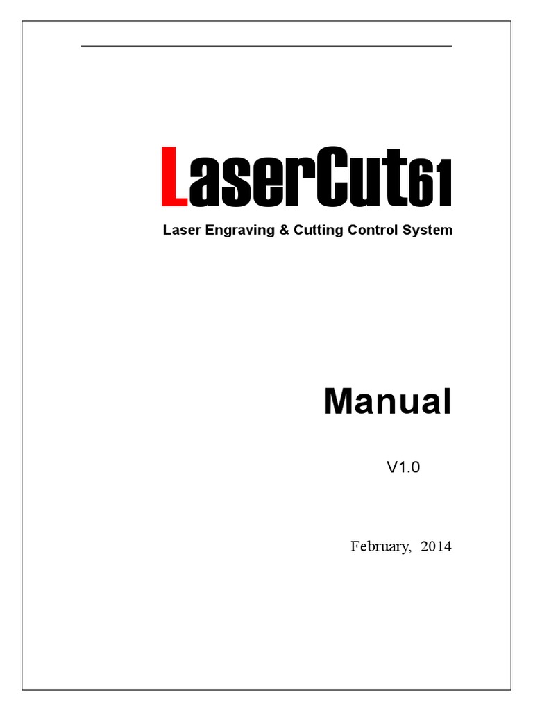 Leetro LaserCut 6.1 Manual | PDF | Parameter (Computer Programming) | Engraving