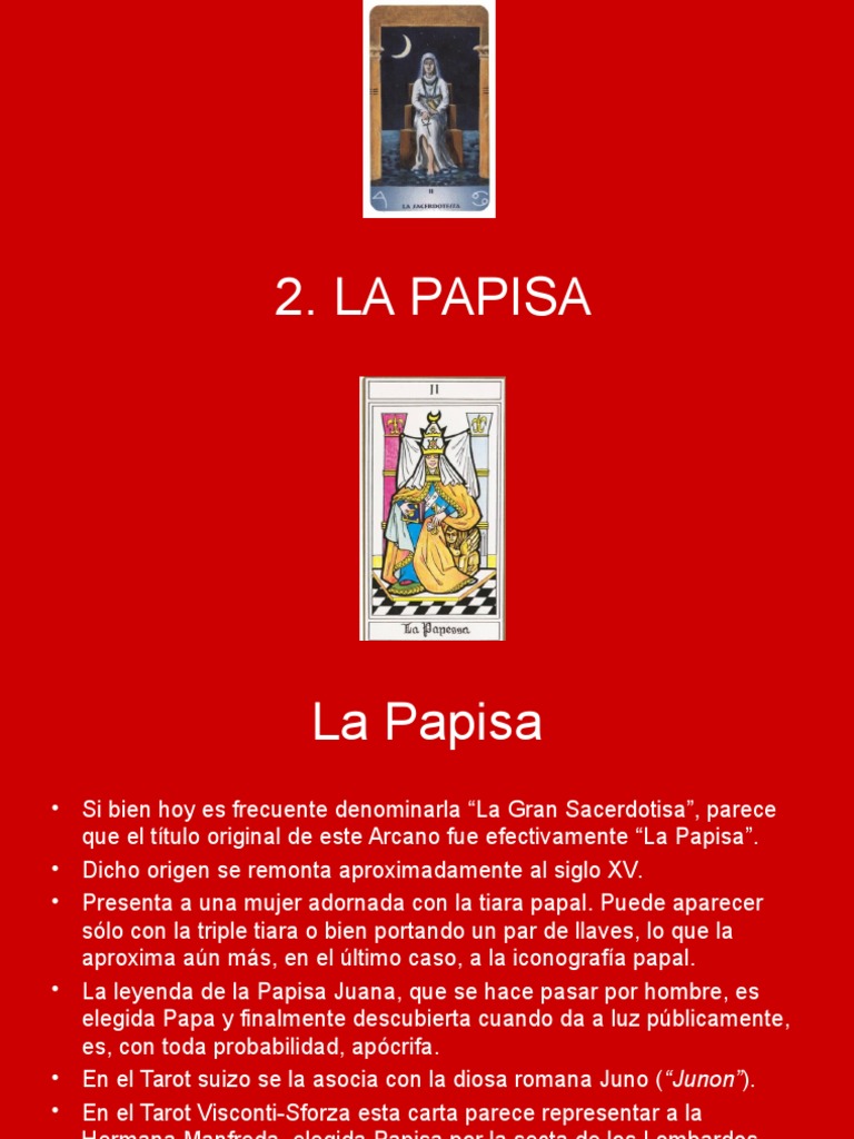 02 La Papisa | PDF | Tarot | Santo