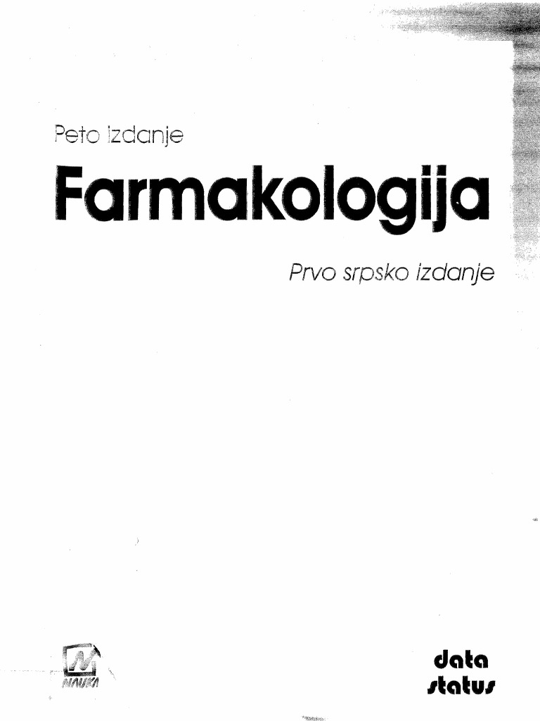 Farmakologija - Rang | PDF | Academia | Titles