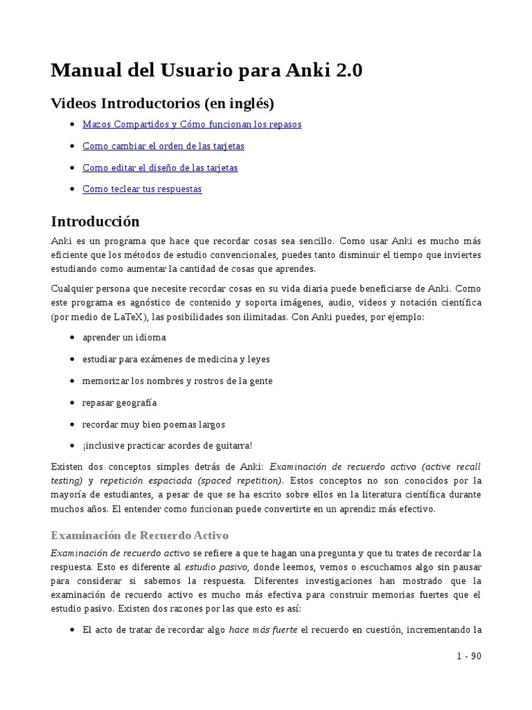 Guía Completa para Aprender Eficientemente con Anki: Conceptos Clave, Funcionamiento y ...
