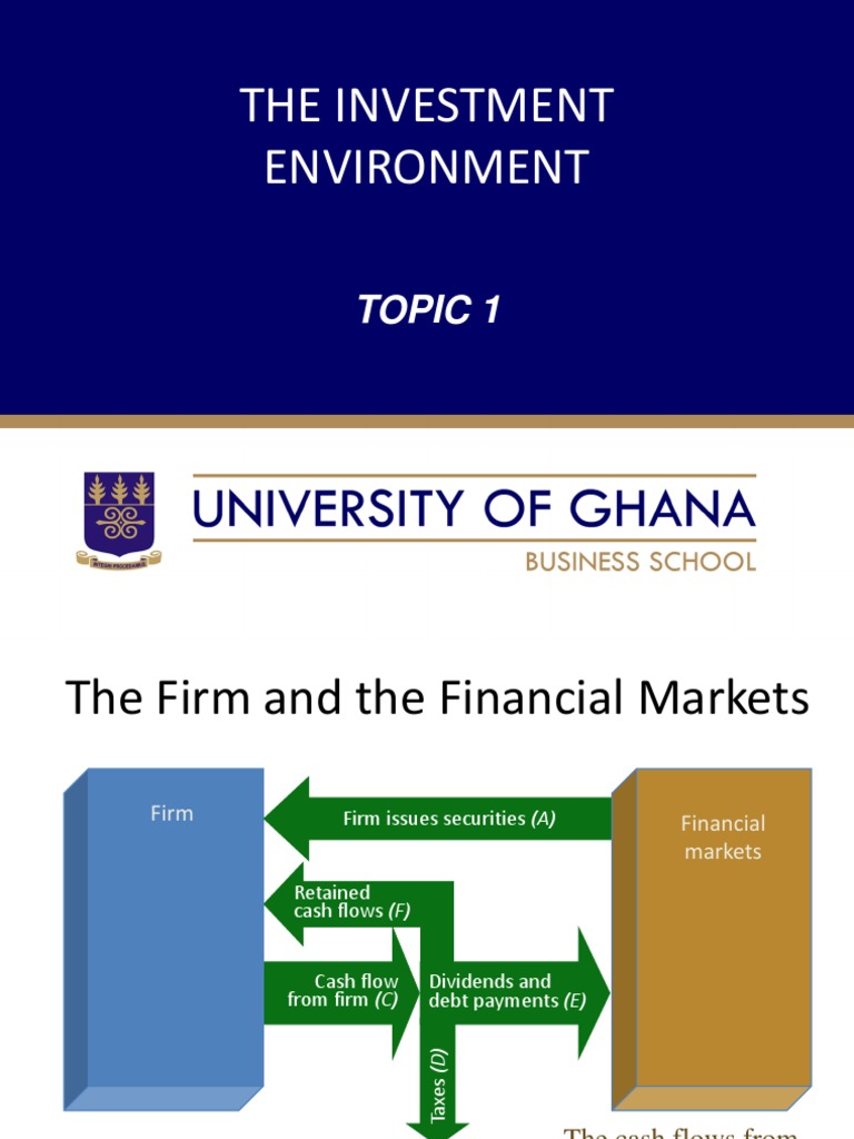 Topic 1 The Investment Environment | PDF | Financial Markets | Investing