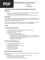 Code Red Fire Emergency Protocol | PDF
