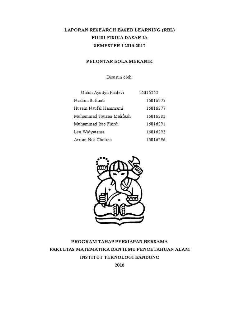 Format Laporan RBL | PDF