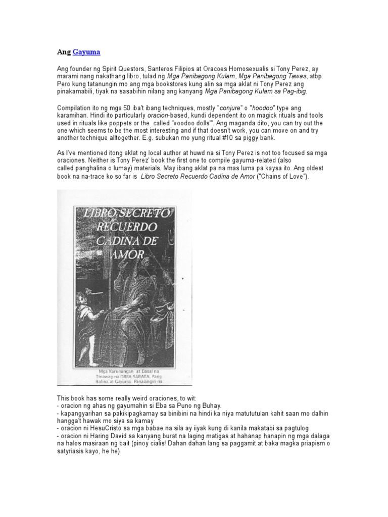 Gayuma Orasyon Para Sa Babae | baebaeok