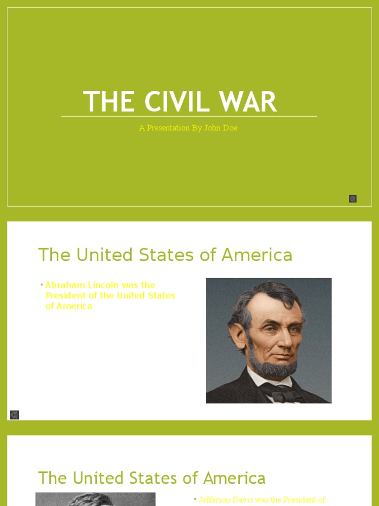 Overview of the Civil War Leaders | PDF