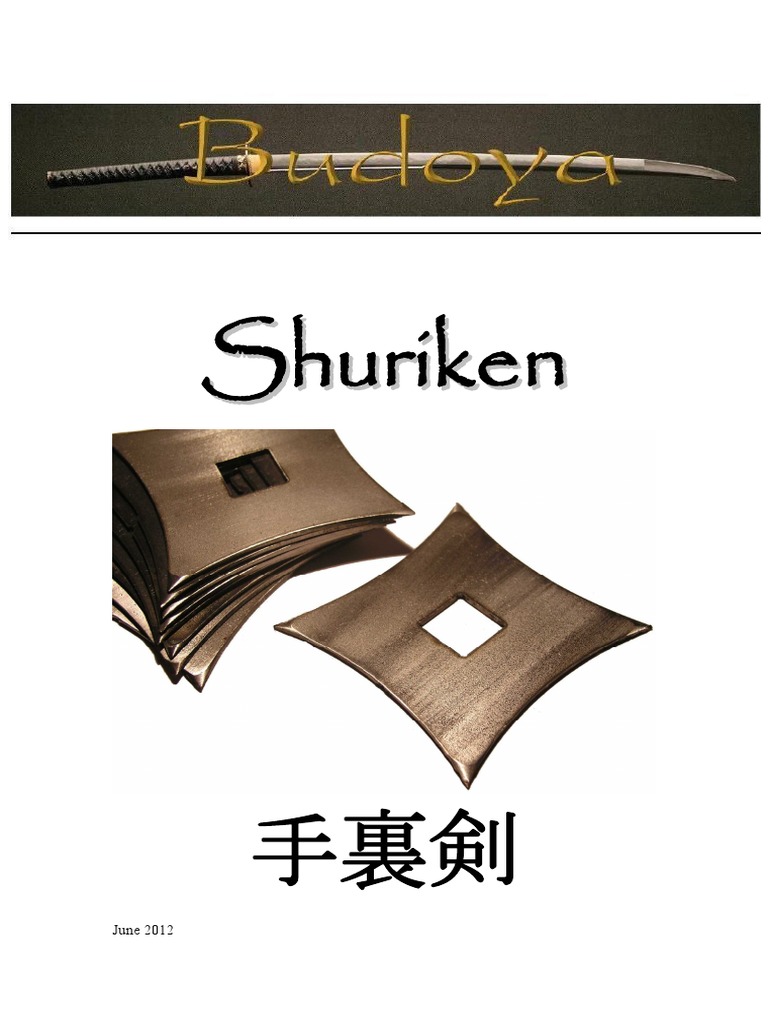 Budoya Catalogue Shuriken | PDF | Samurai | East Asian Martial Arts
