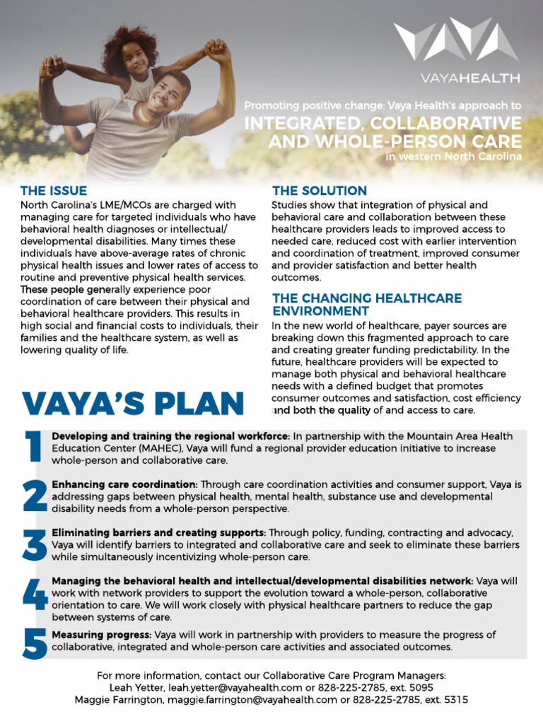 Vaya Integrated Care Flyer | PDF