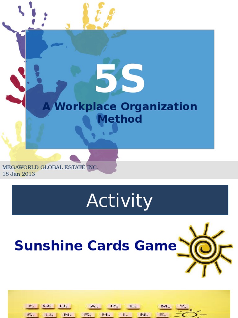 5S - A Workplace Organization Method | Download Free PDF | Motivation ...