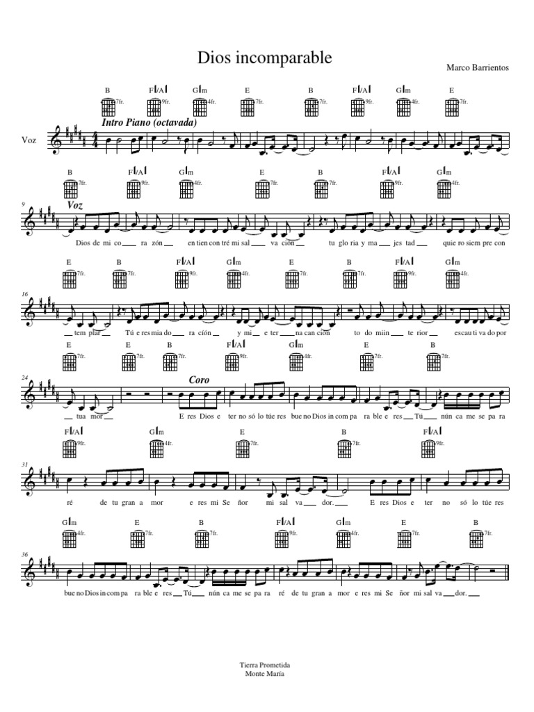 Dios Incomparable | PDF