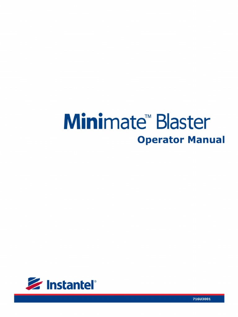Minimate Blaster Operator Manual | PDF | Battery (Electricity) | Microphone
