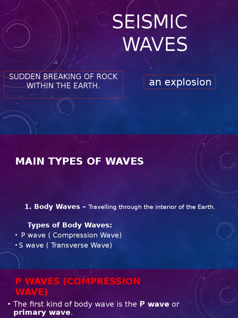 Seismic Waves: An Explosion | PDF