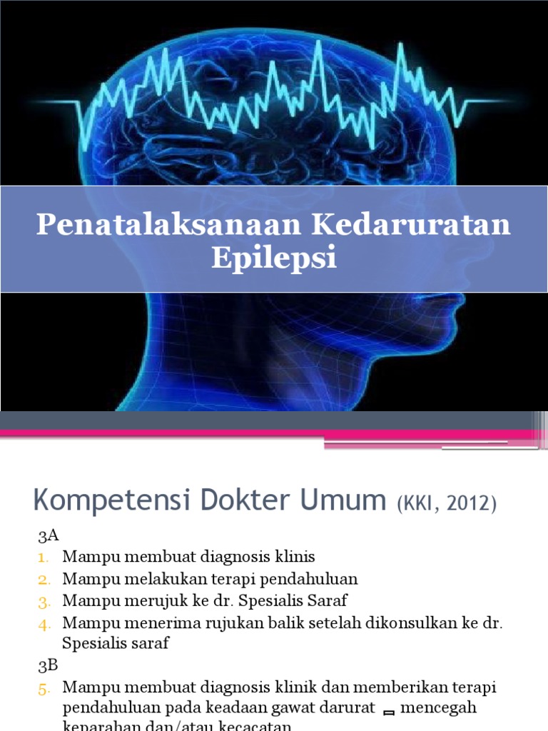 Penatalaksanaan Kegawatdaruratan Epilepsi | PDF