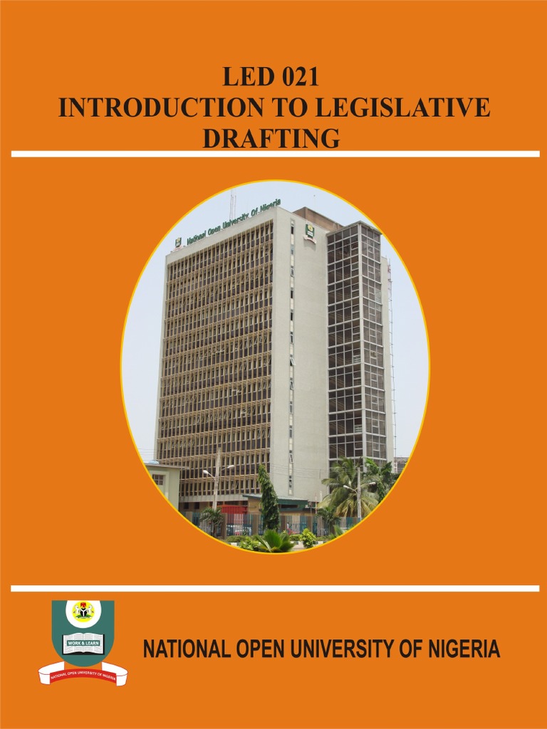 Introduction To Legislative Drafting | PDF | Technical Drawing ...