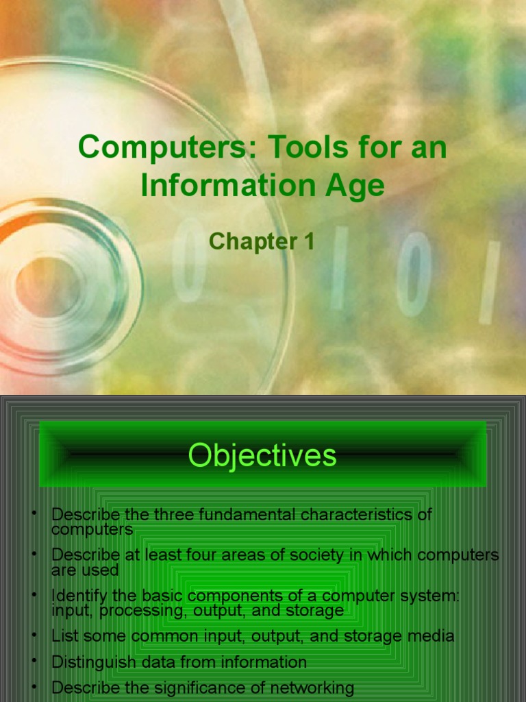 Computers: Tools For An Information Age | PDF | Computer Data Storage | Input/Output