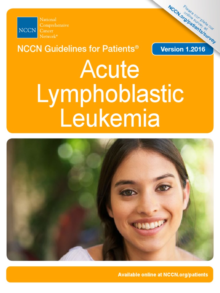 Acute Lymphoblastic Leukemia: NCCN Guidelines For Patients | PDF ...